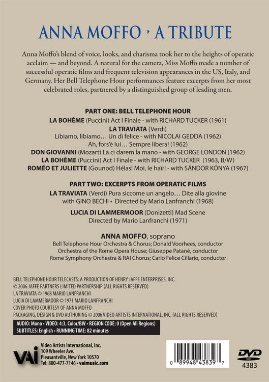 ANNA MOFFO - A Tribute – Mélisande Musique