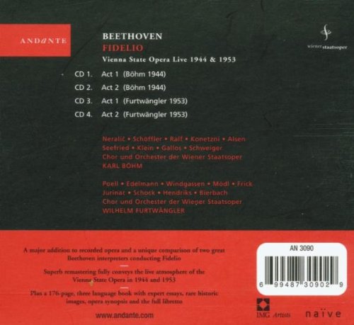 Beethoven: FIDELIO/ Bohm 1944 - Furtwangler 1953 (2 versions ...