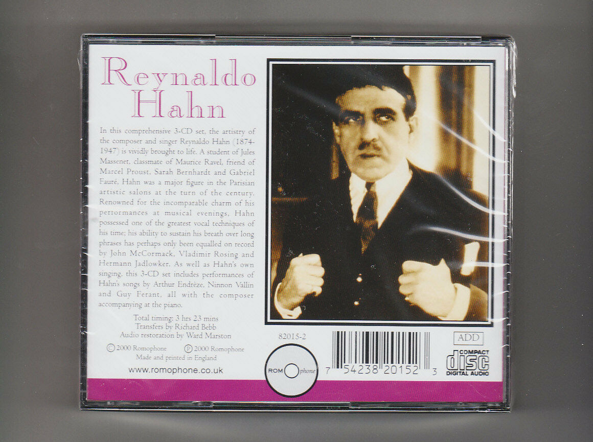 Reynaldo Hahn: The Complete Recordings – Mélisande Musique